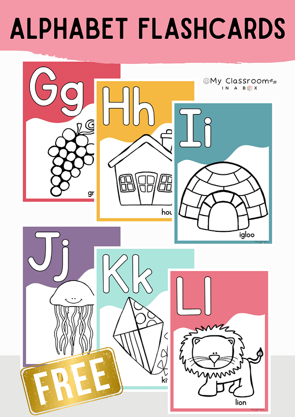 Alphabet Flashcards A-Z - The Cassia Box