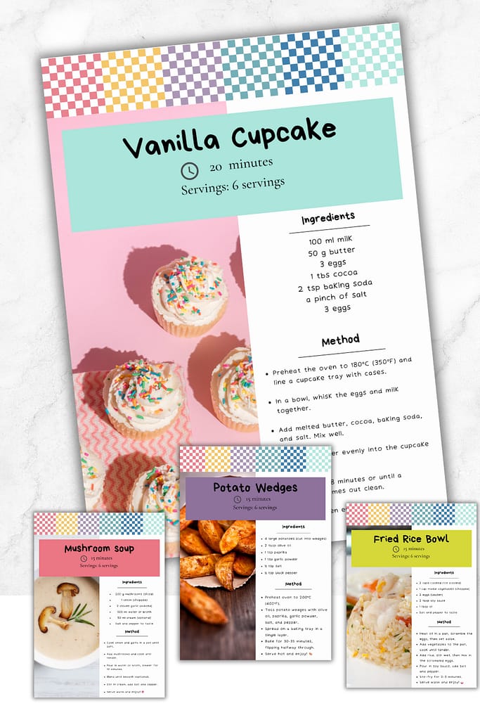 Recipe cards for Preschool - Recipe cards for EYFS - The Cassia Box