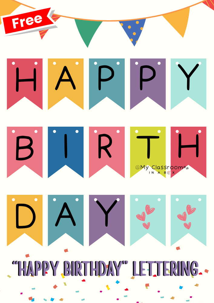 Classroom Birthday Display Bundle -Huge Value, Absolutely Free! - The ...