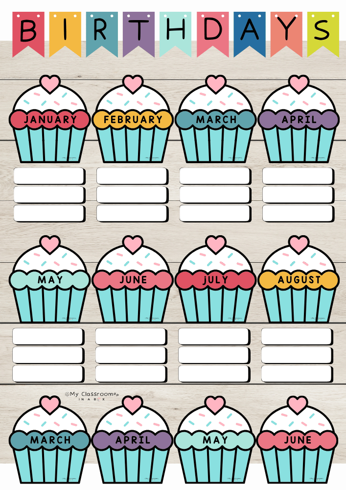 Classroom Birthday Display Bundle -Huge Value, Absolutely Free! - The ...