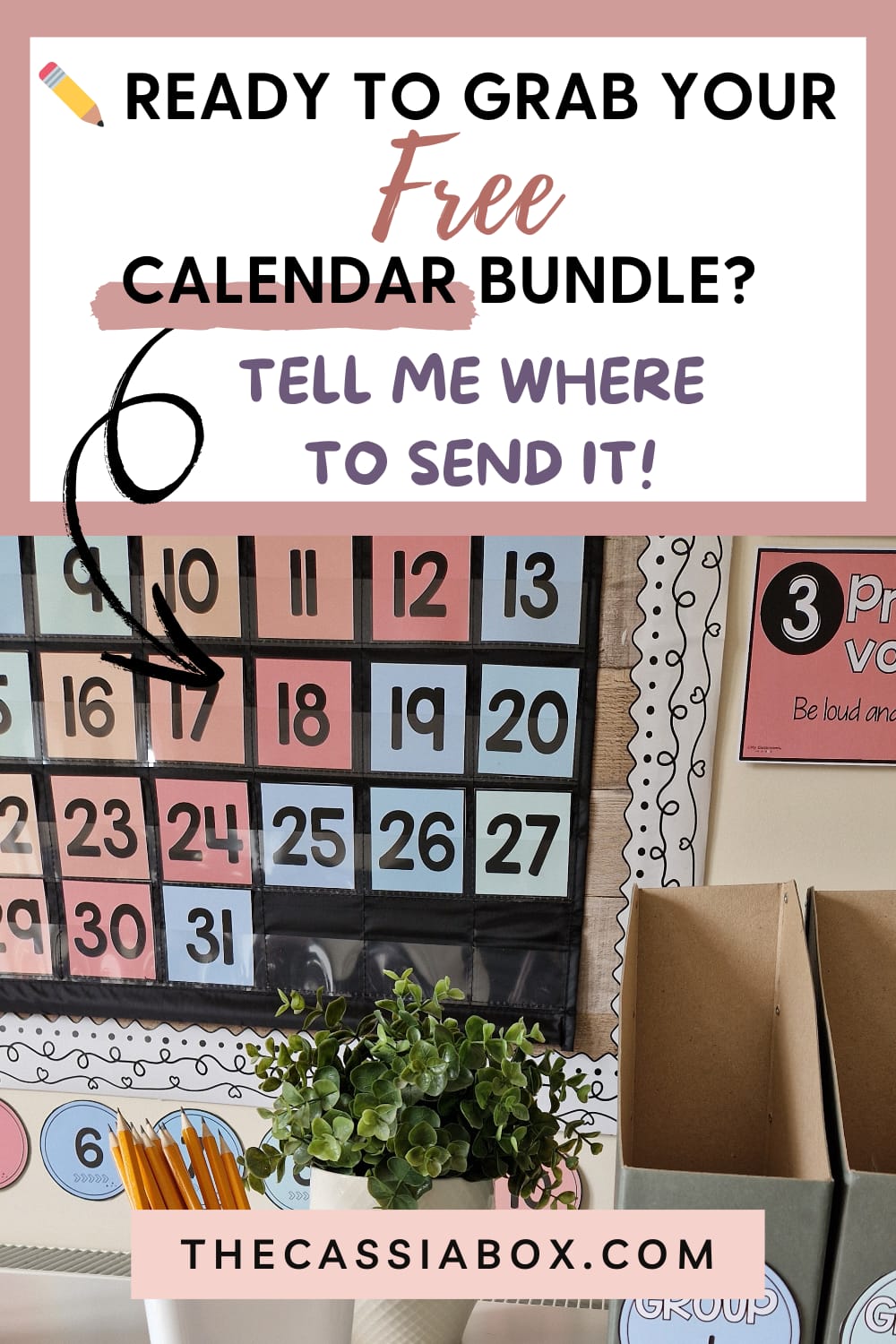 Classroom Calendar Bundle - The Cassia Box